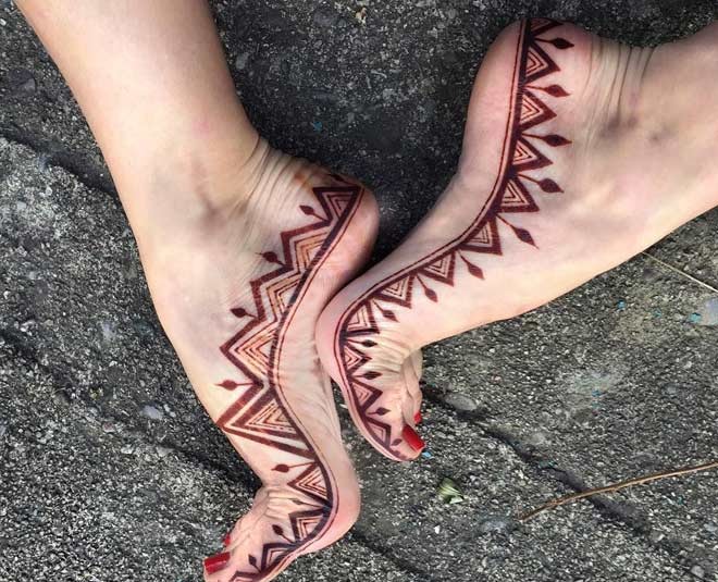 पैरों की मेहंदी : पैरों की सिंपल मेहंदी डिजाइन ( Mehndi design for legs ...
