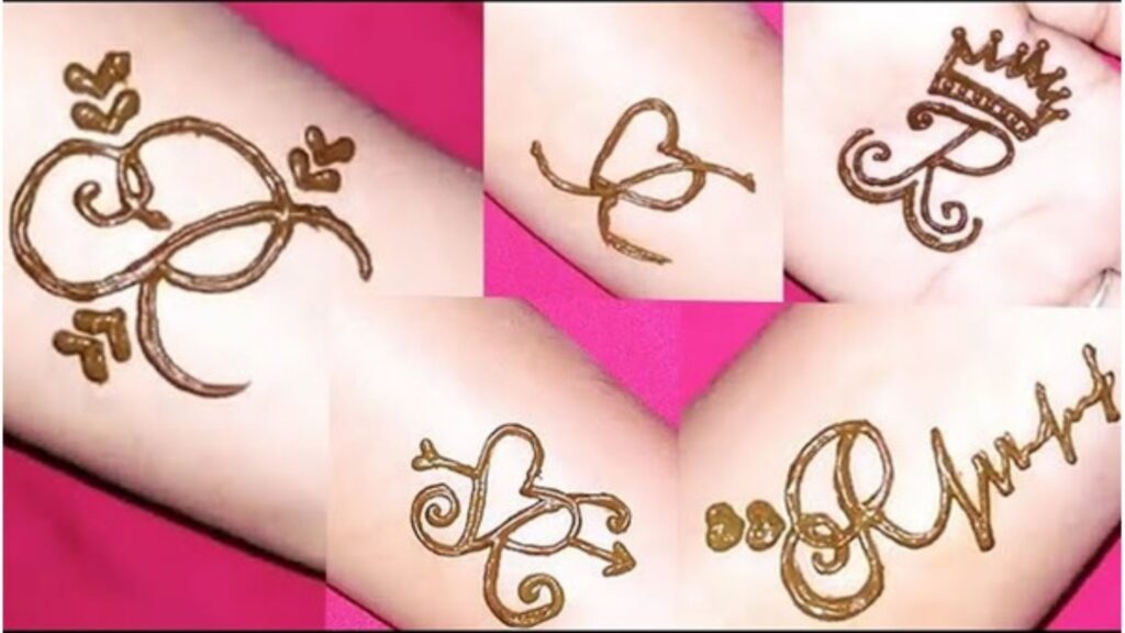 R अक्षर की मेहंदी डिजाइन – सुंदर अरेबिक मेहंदी (R Name Mehndi Design)