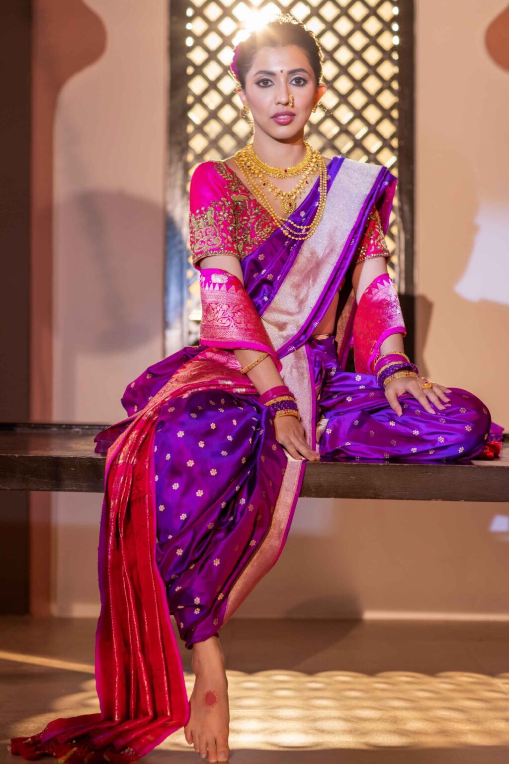 History of Nauvari Sarees - Nauvari Saree Meaning and Its Origin