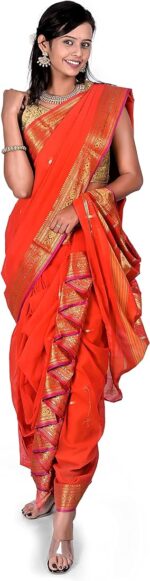 History of Nauvari Sarees - Nauvari Saree Meaning and Its Origin